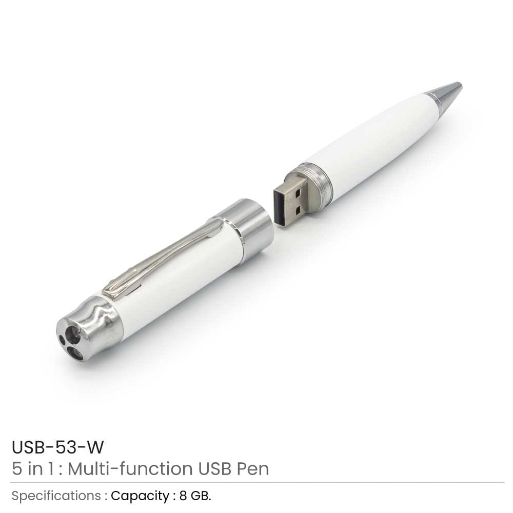 Multifunction Pen USB | 5 in 1 Pen USB Flash Drives | Magic Trading ...