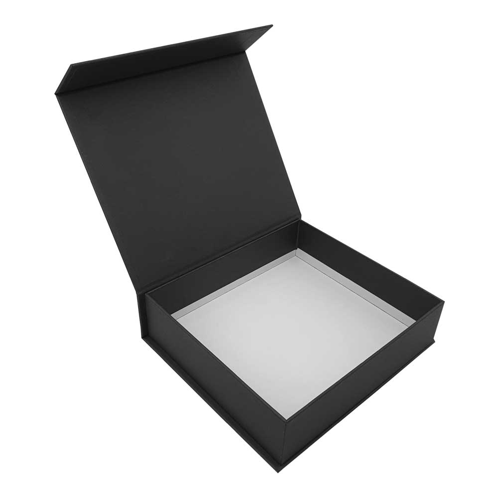 Black Packaging Box with Magnetic Flap | Magic Trading Company -MTC