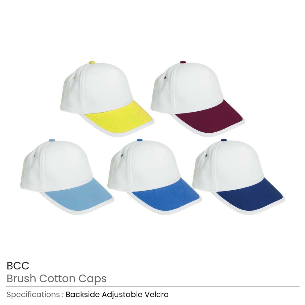 Branded Cotton Caps with Velcro | Magic Trading Company -MTC