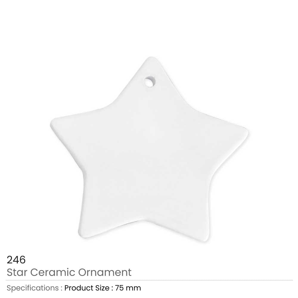 Decorative Stars Customized Ceramics | Magic Trading Company -MTC