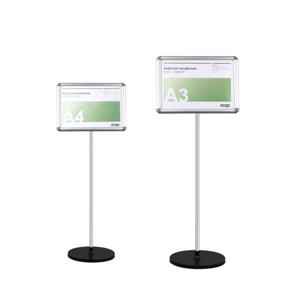 Exhibition Floor Sign Stands in A3 & A4 Size - OVERV Series | Magic ...