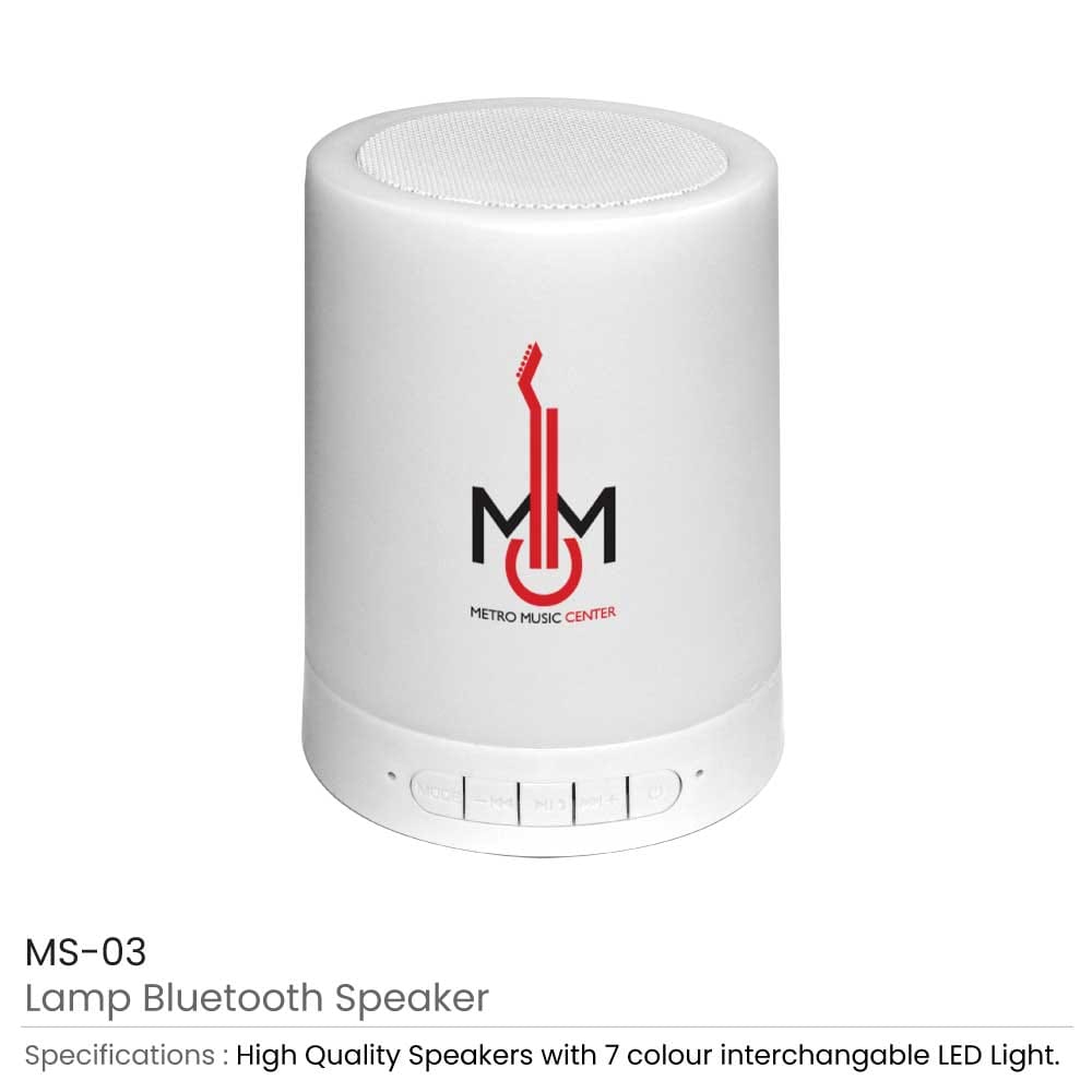 Lamp Bluetooth Speaker | 7 Colors Lamp Speakers | Magic Trading Company ...