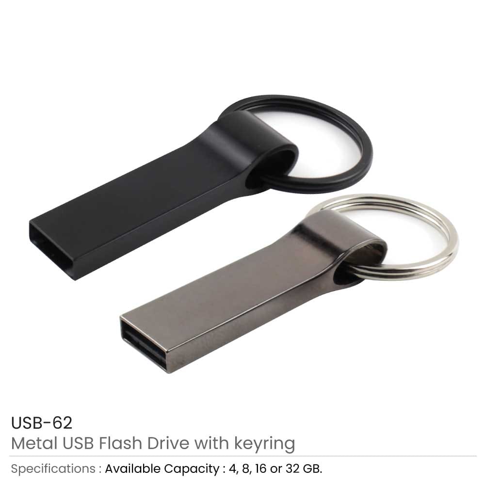 Key Ring USB | Metal USB with Key Holder | Magic Trading Company -MTC