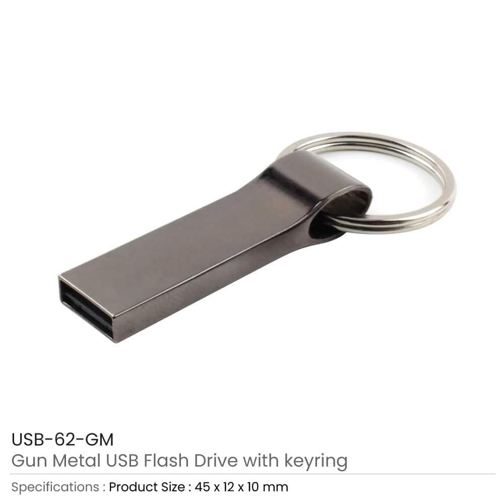 Key Ring USB | Metal USB with Key Holder | Magic Trading Company -MTC