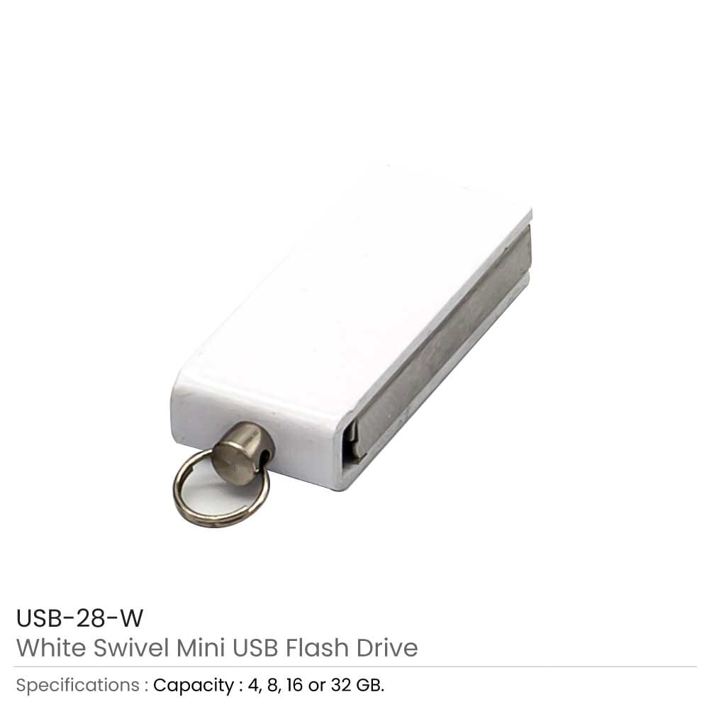 Mini Swivel USB | Small USB with Key Ring | Magic Trading Company -MTC