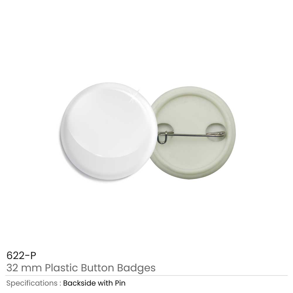 Plastic Button Badges | Magic Trading Company -MTC