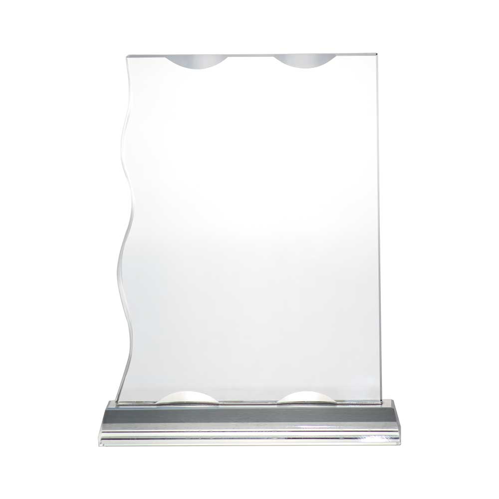 Rectangle Crystal Awards with Glass base & Box | Magic Trading Company -MTC