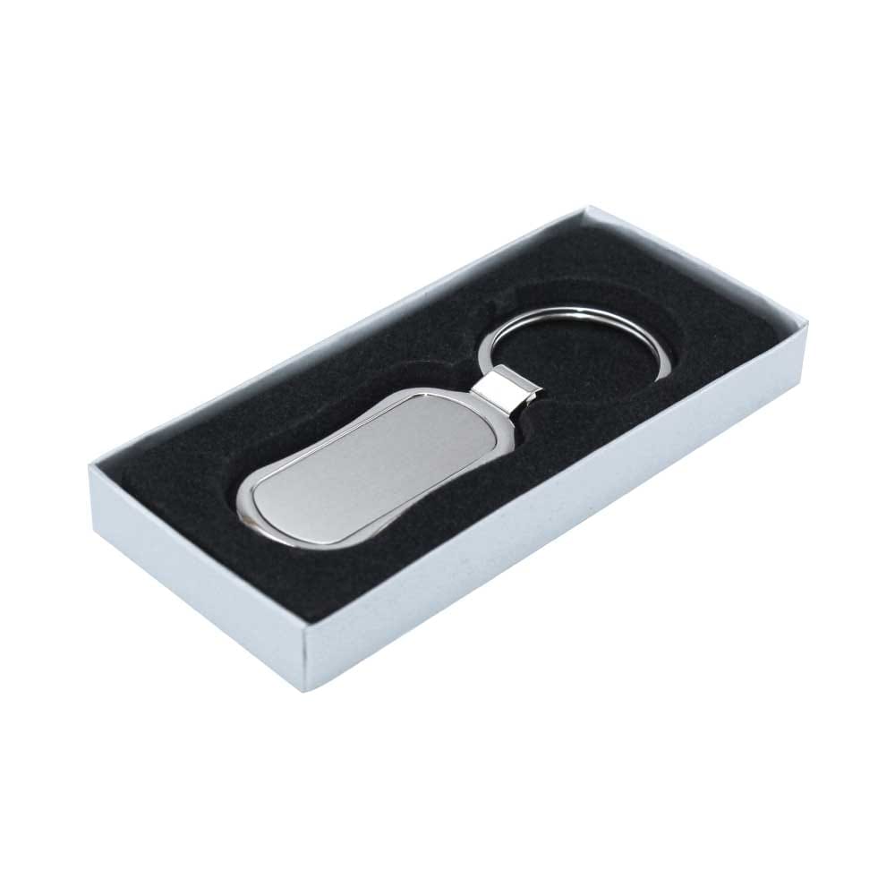 Rectangular Oval Metal Keychains | Magic Trading Company -MTC