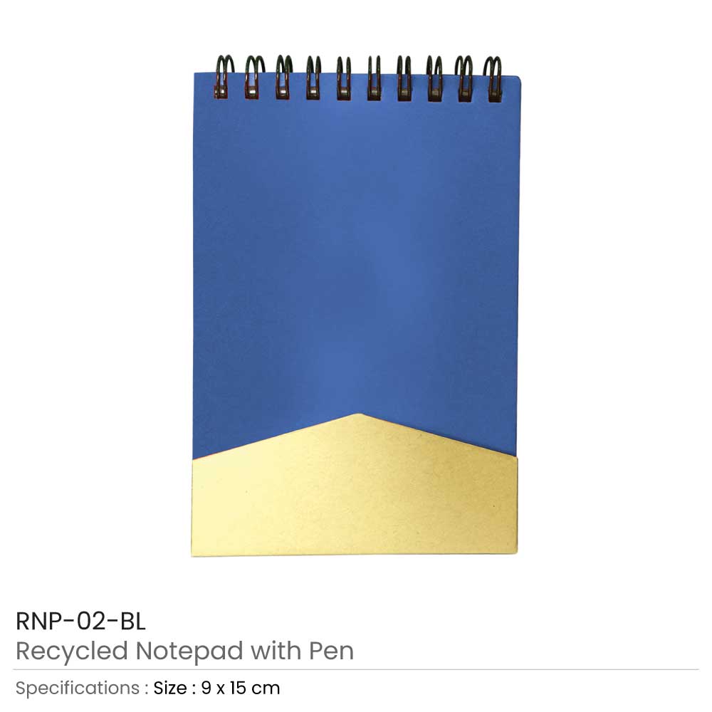 Promotional Recycled Notepad with Pen | Magic Trading Company -MTC