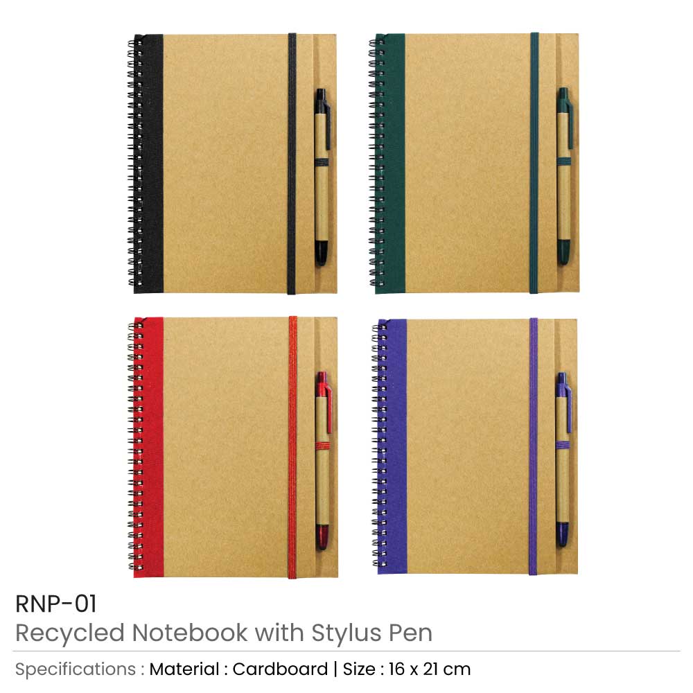 Recycled Promotional Notebooks | Magic Trading Company -MTC