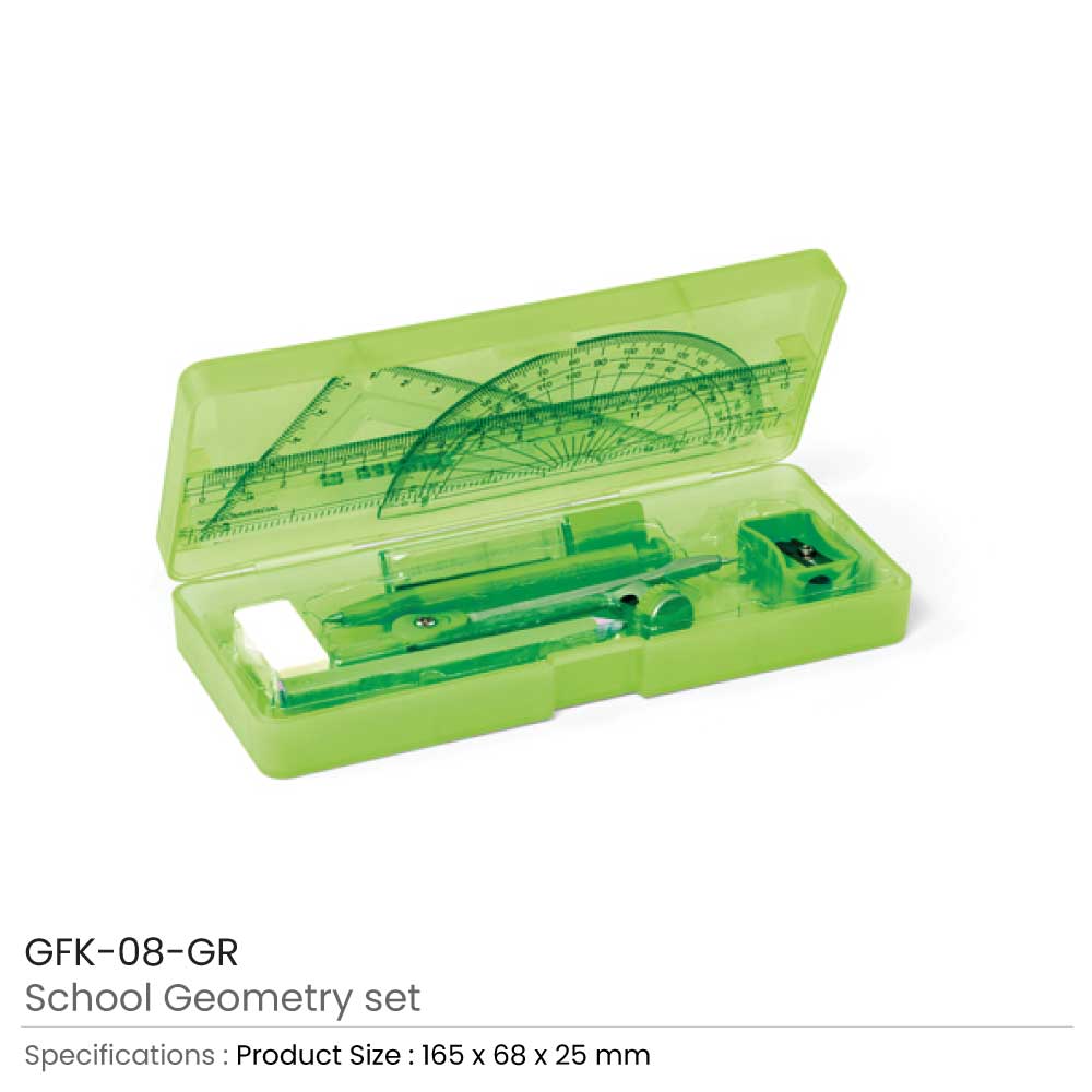 School Branded Geometry Set | Magic Trading Company -MTC