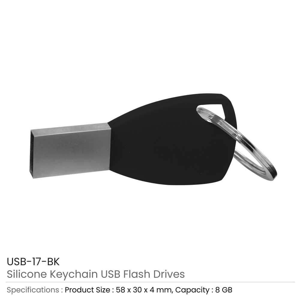 Silicone Keychain USB | USB with Key Holder Magic Trading Company -MTC