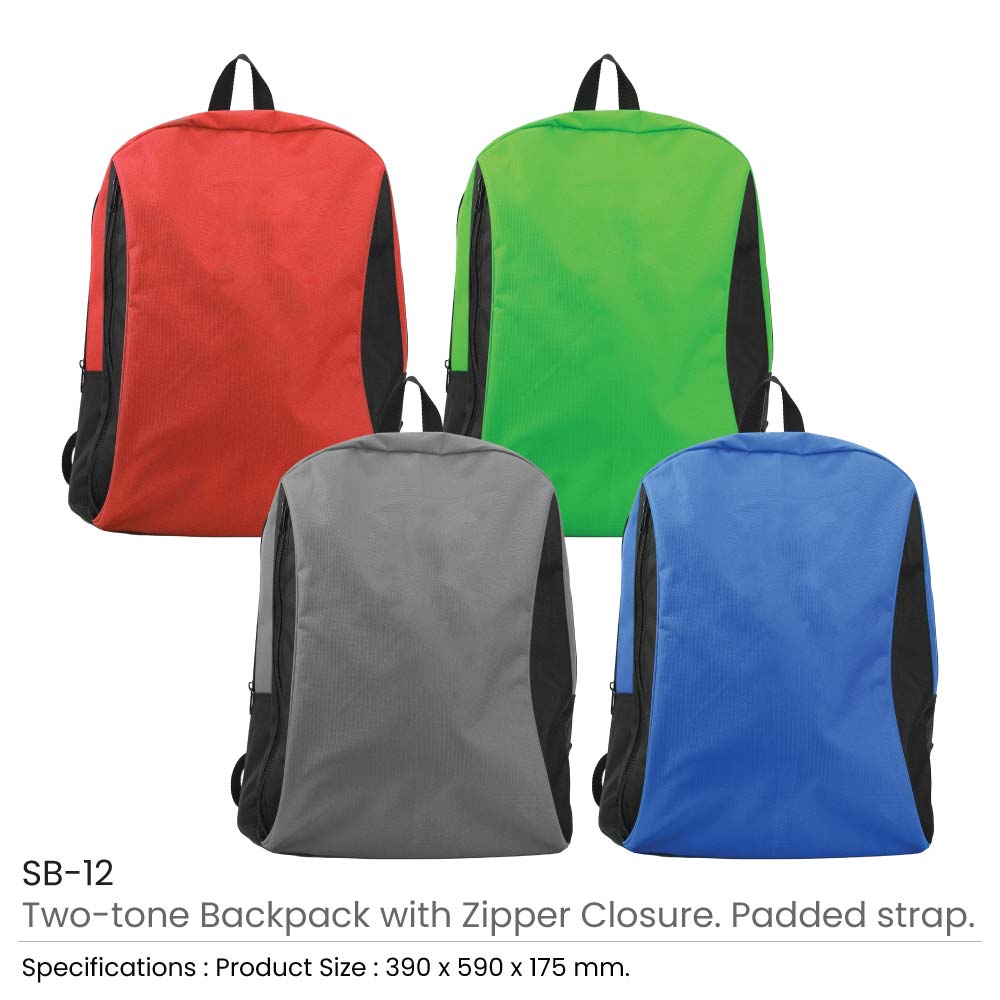 Two-toned Backpacks 600D Polyester Material | Magic Trading Company -MTC