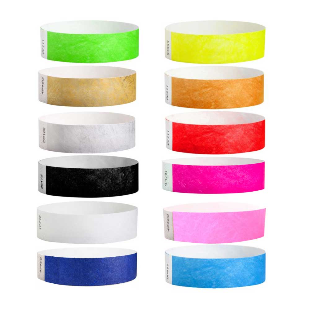 Tyvek Printed Wristbands | Magic Trading Company -MTC